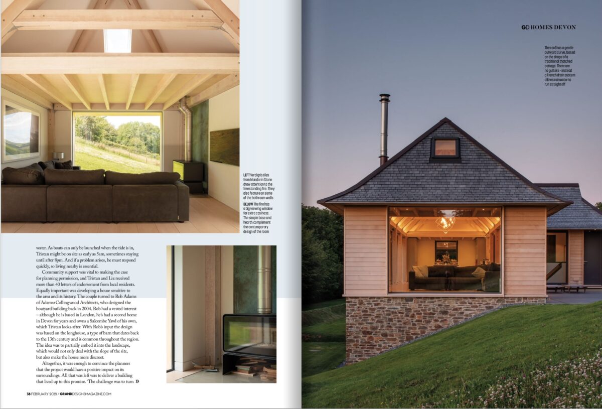 The Boathouse project in Devon featured in Grand Design Magazine’s ...